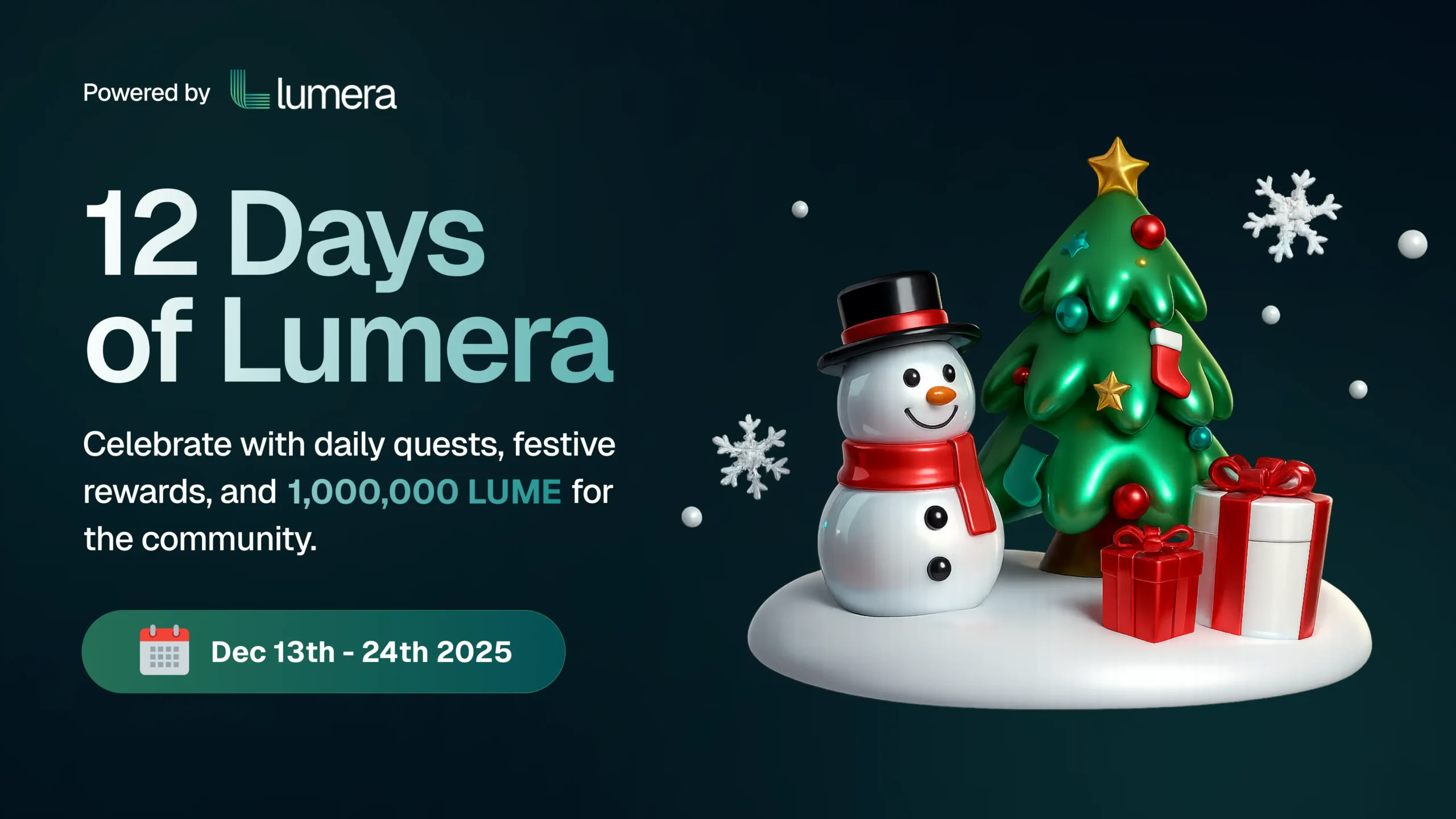🎄 12 Days of Lumera: Join Our Festive Testnet Celebration! - Lumera ...